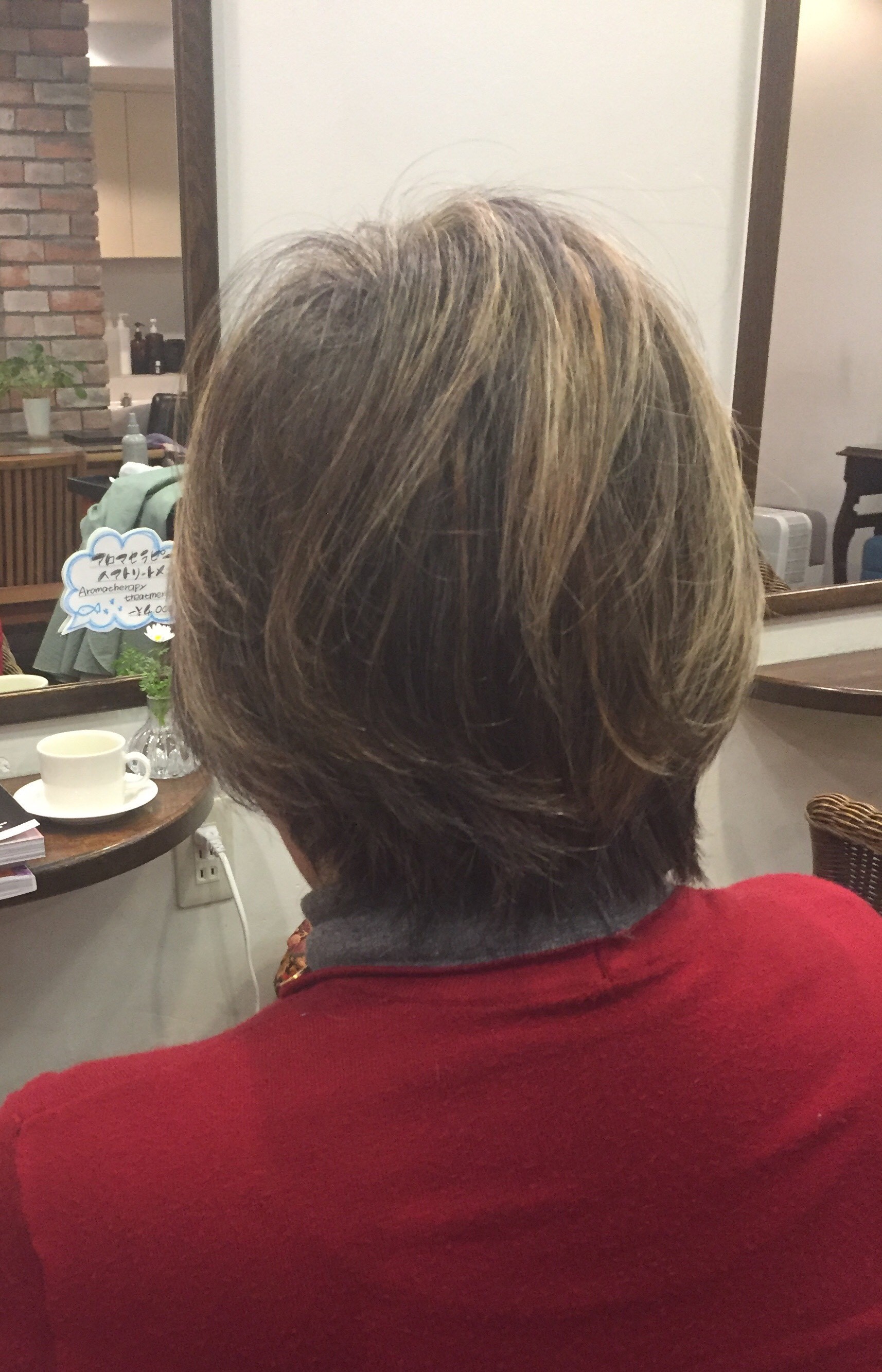Herb Color + Highlight | International hair salon A Cut Above(Hiroo sta ...